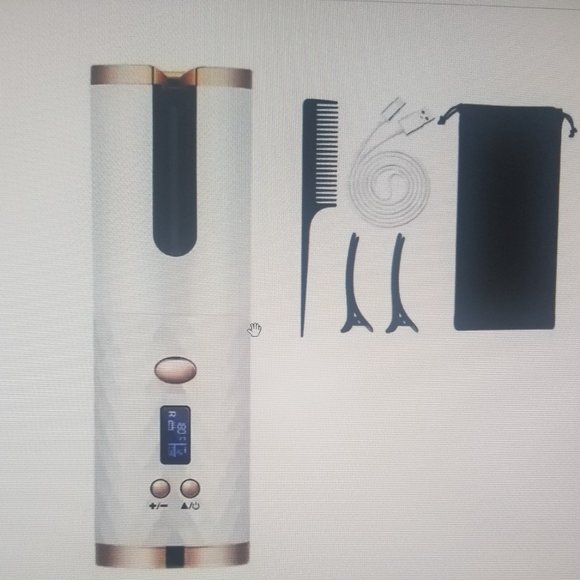 Hair | Cordless Auto Hair Curler Ceramic Rotating With 6 Temps Timers ...